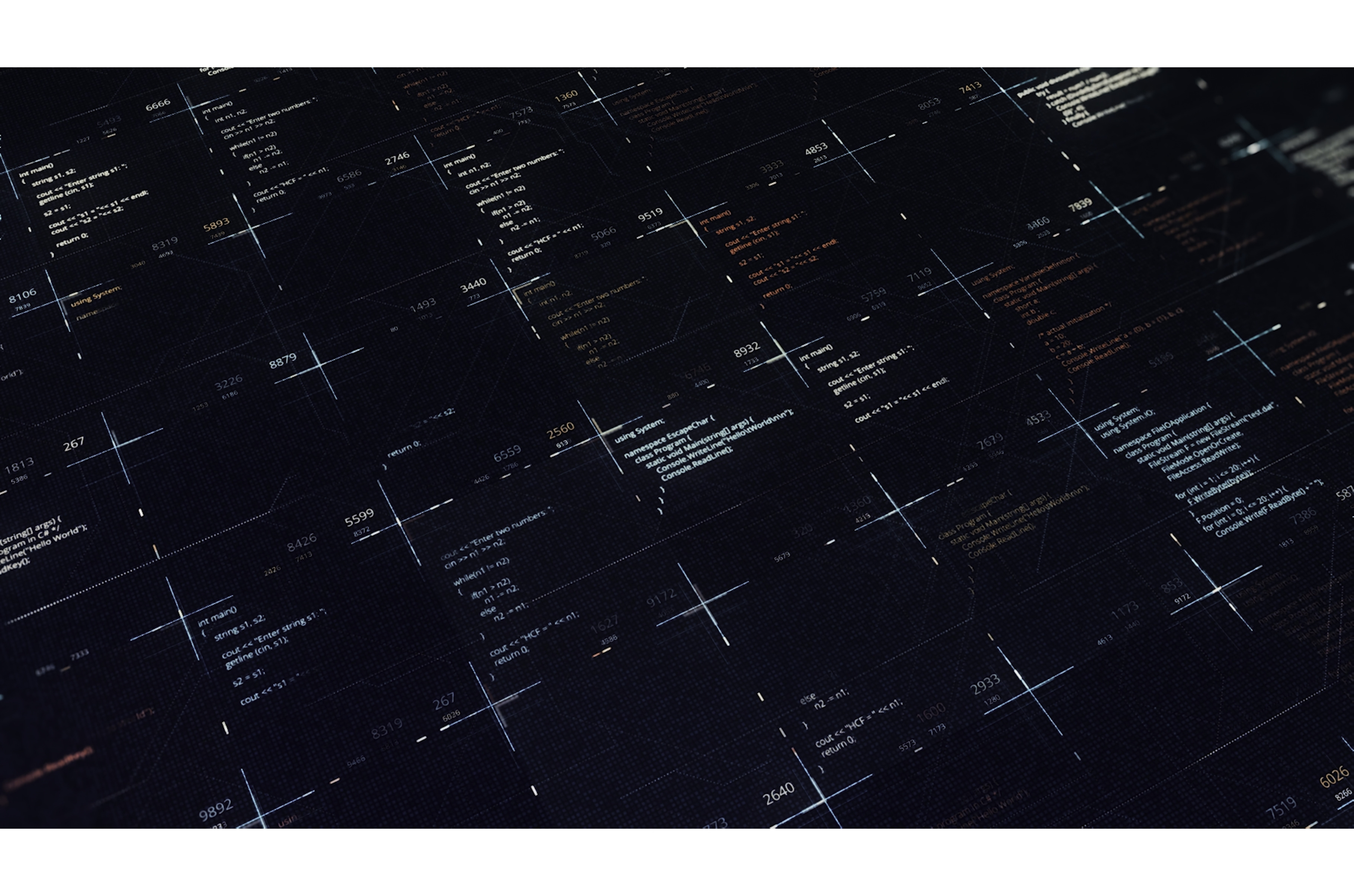 Multiple source codes on digital, a Background Graphic by Media Whale ...