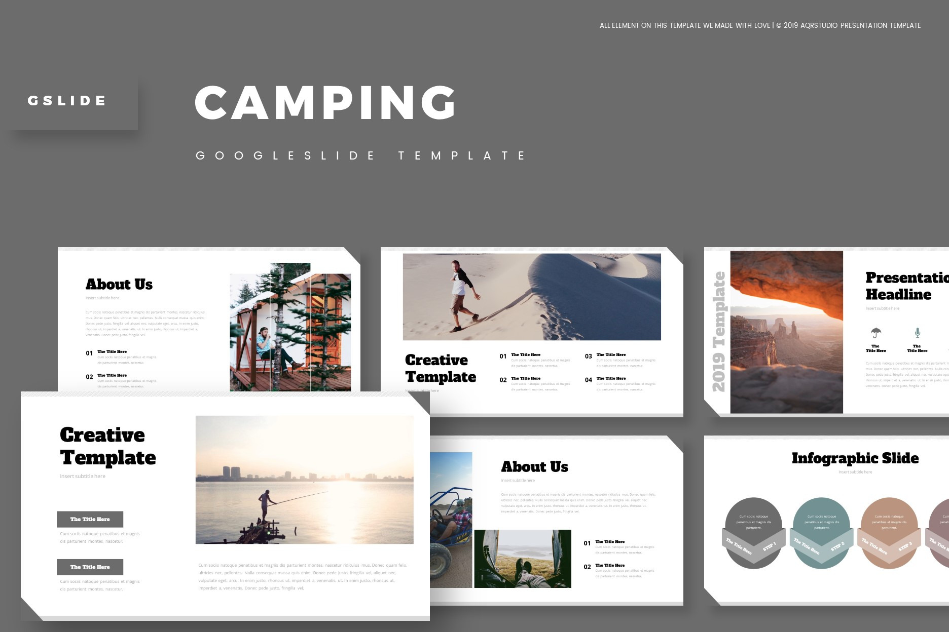 Camping - Google Slide Template, a Presentation Template by AQR Studio