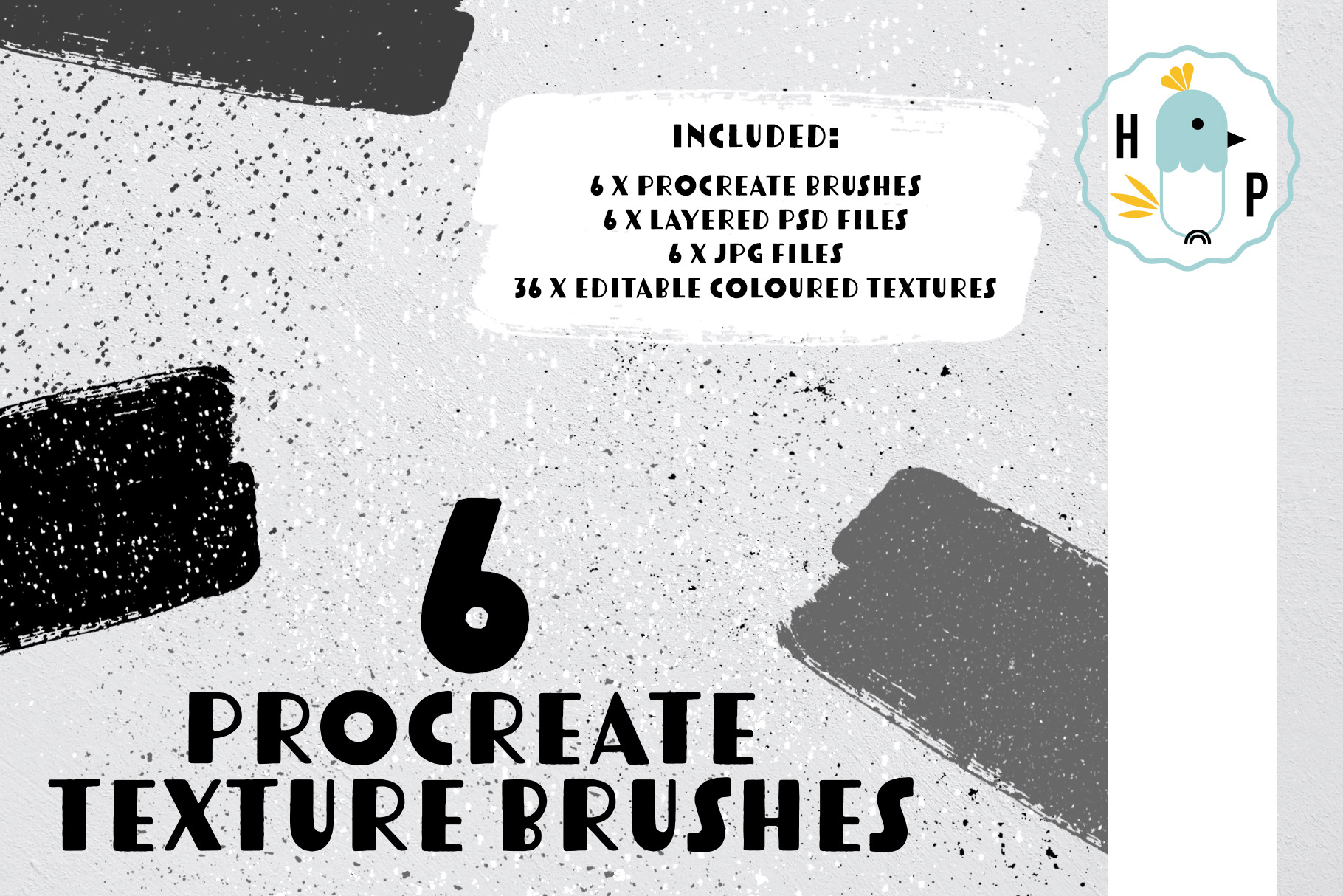 Texture Brushes for Procreate | Creative Market