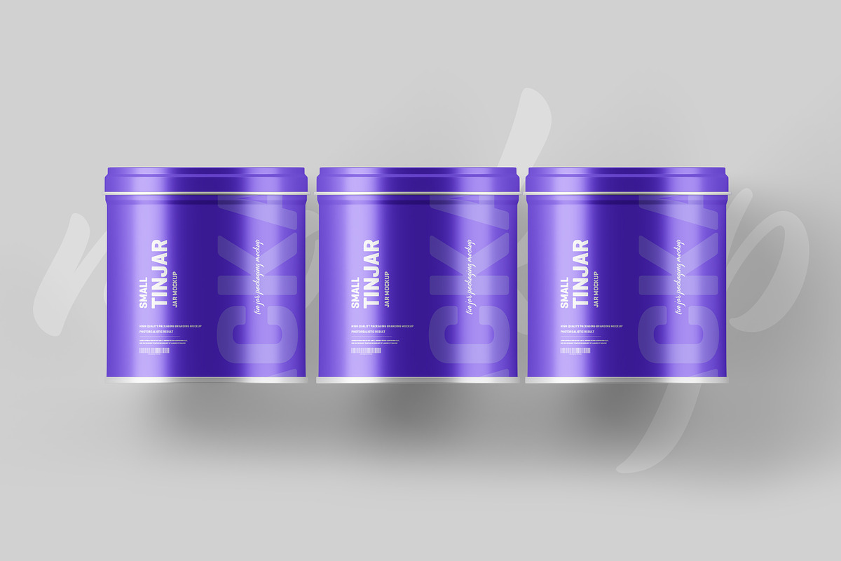 Small Tin Jar Packaging Mockup, a Packaging Mockup by Toasin Studio