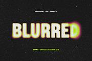 Acid Blurred Text Effect, a Layer Style Add-On by Design Squad