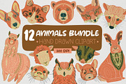 12 Animals Bundle | Animal Illustrations ~ Creative Market