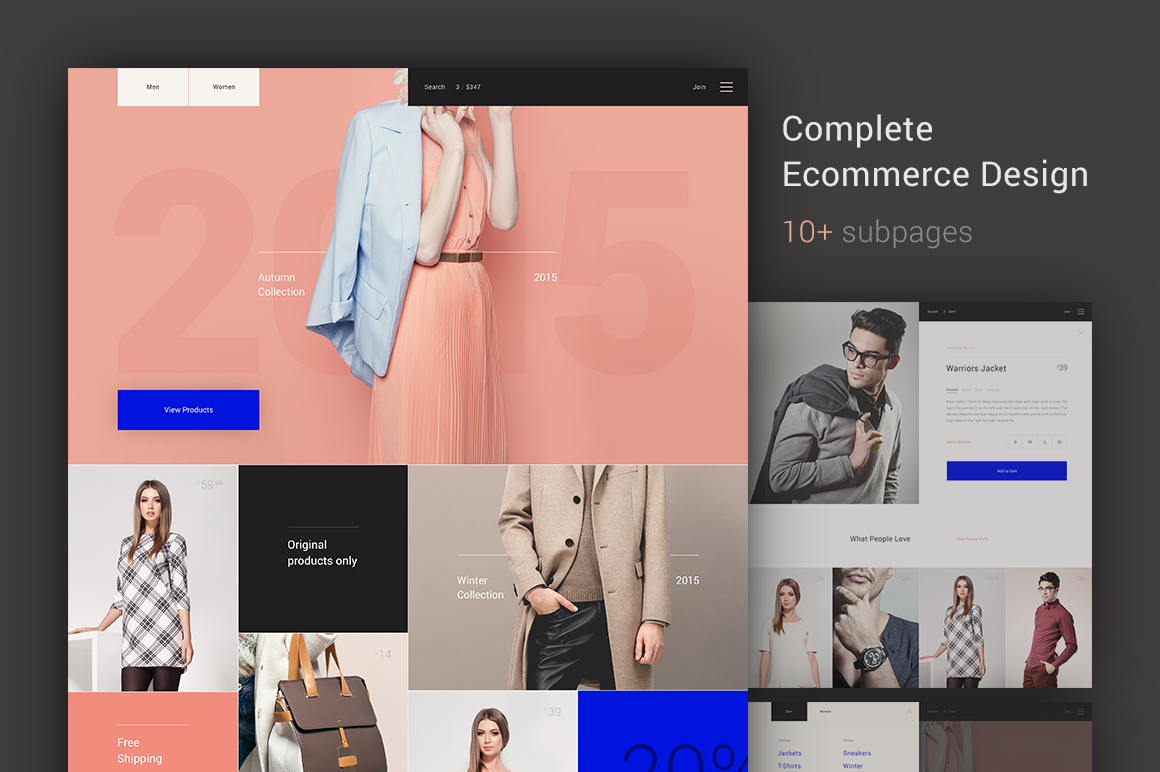Fashion Store Template, a Websites & App Template by Jaromir Kveton