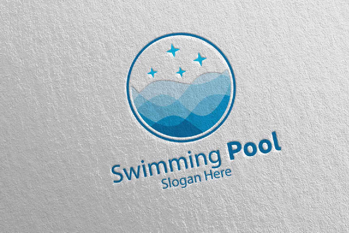 Swimming Pool Services Logo 38, a Branding & Logo Template by denayunebgt