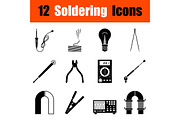 Set of soldering icons, an Icon by Pavel Vectors