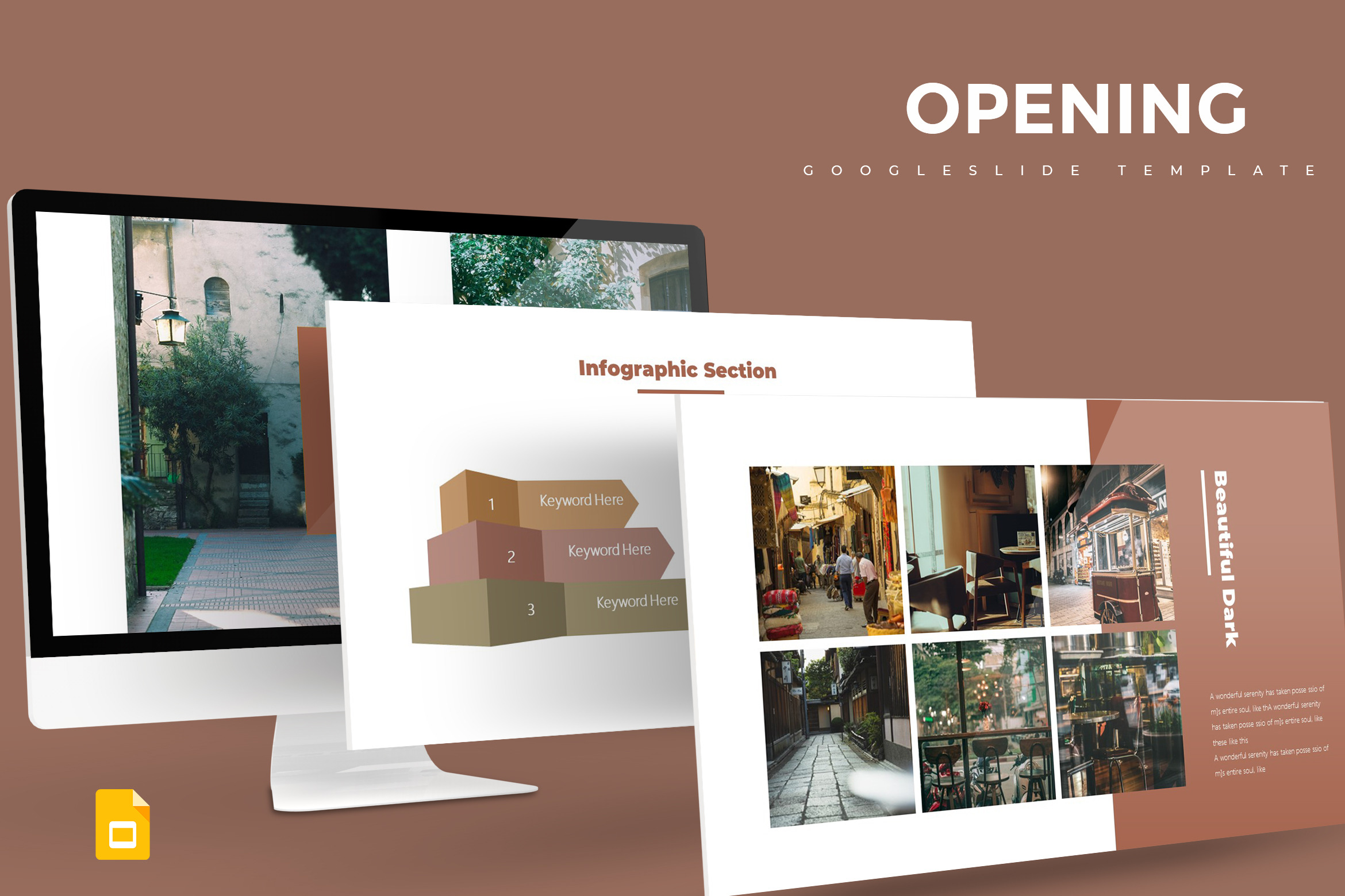 Opening - Google Slides Template, a Presentation Template by AQR Studio