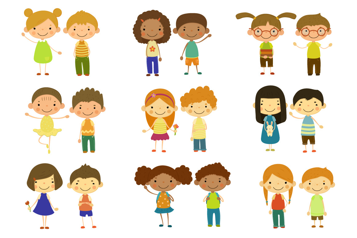 Kids of different lifestyles, an Education Illustration by TopVectors