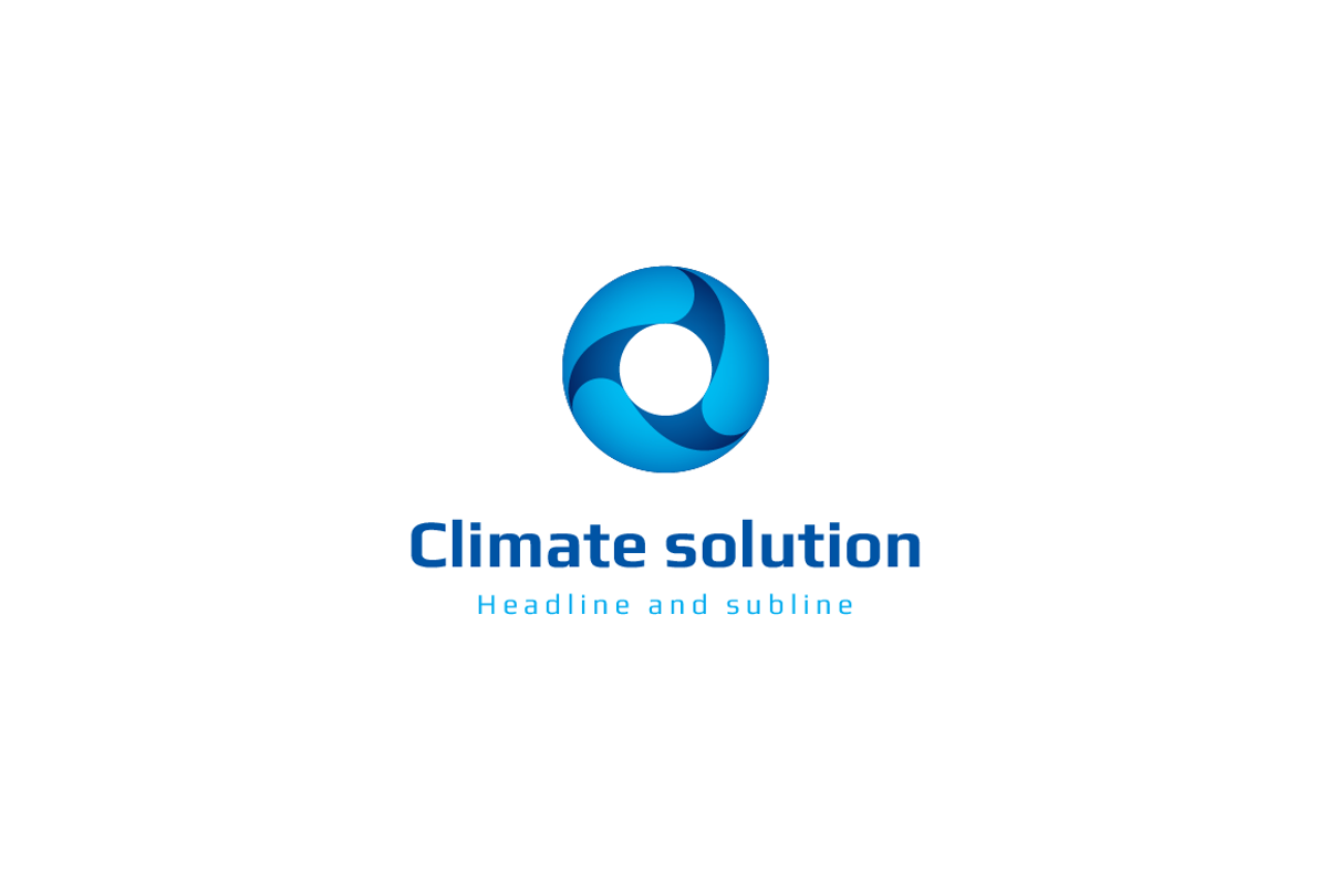 Climate solution logo, a Branding & Logo Template by Anton Akhmatov