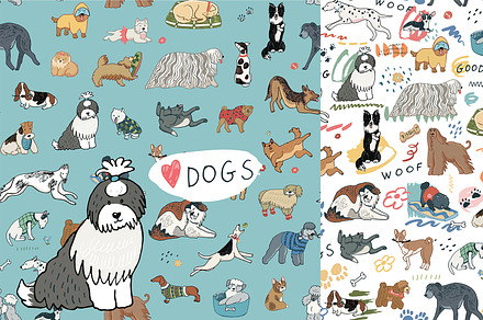 Pep Doggy Dogs | Animal Illustrations ~ Creative Market