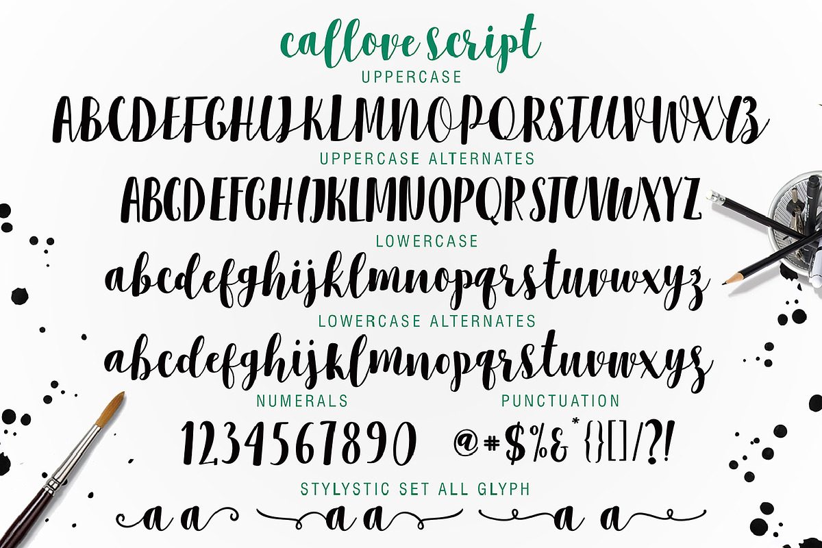 callove script, a Script Font by Genesis Lab