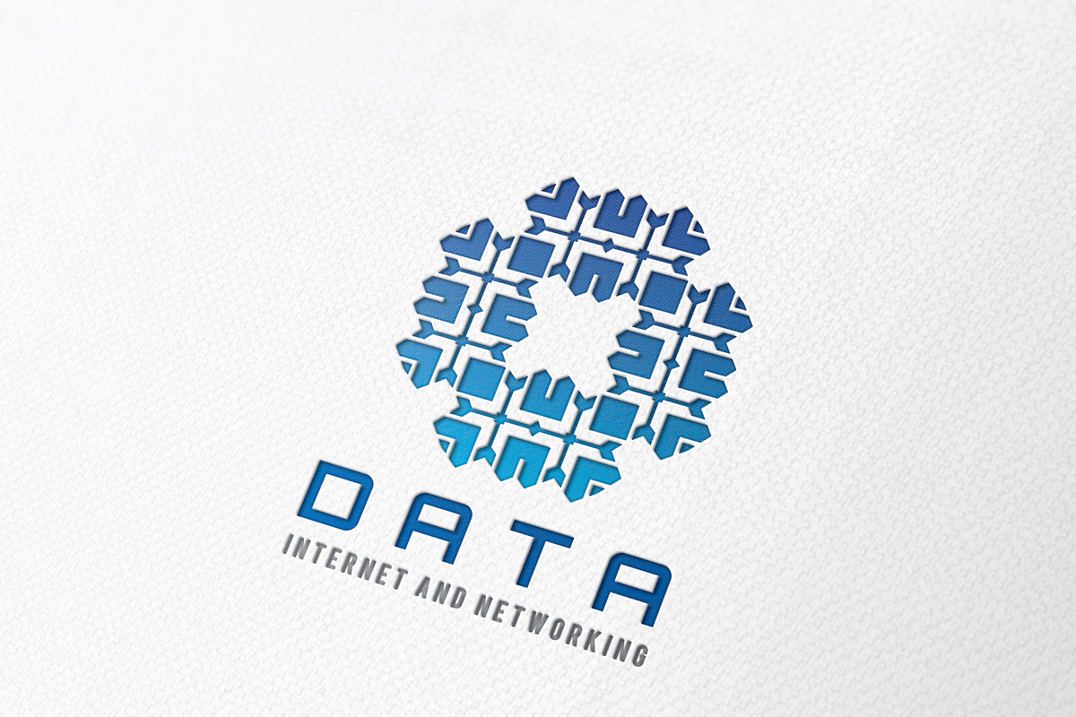 Data Internet And Network Logo, a Branding & Logo Template by ...