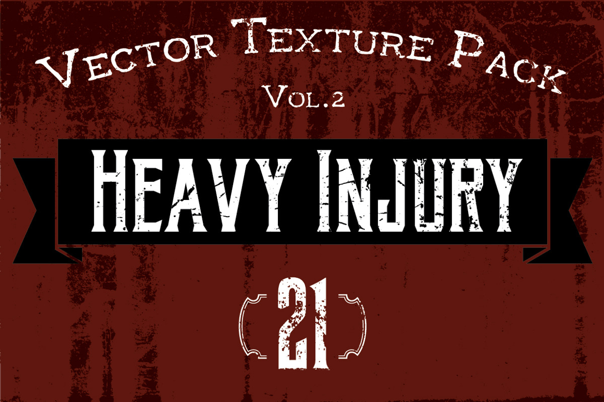 21 Vector Textures - Heavy Injury, a Texture Graphic by Mr Vintage