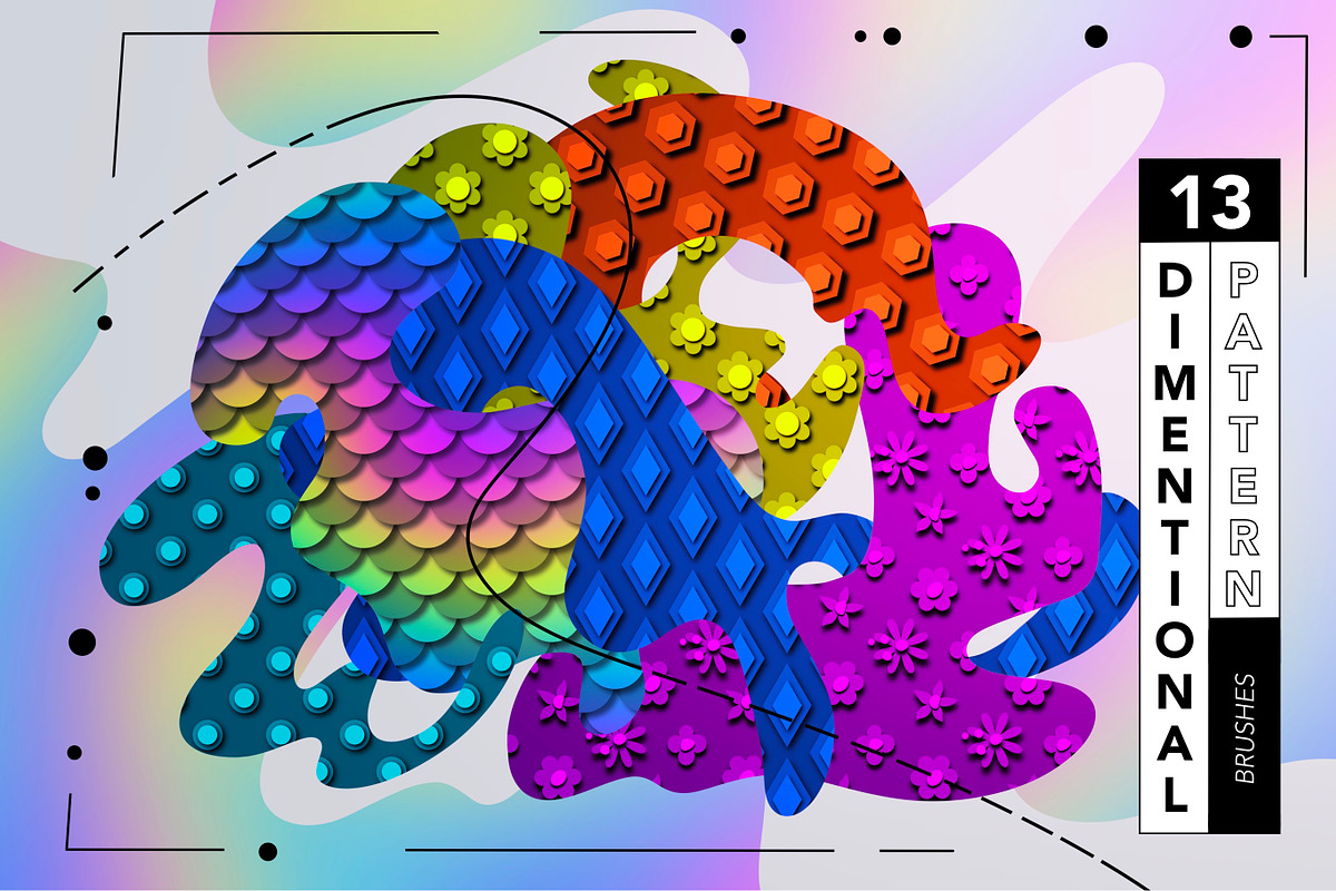 Maximum Pattern for Procreate, a Brush Add-On by UPROOT