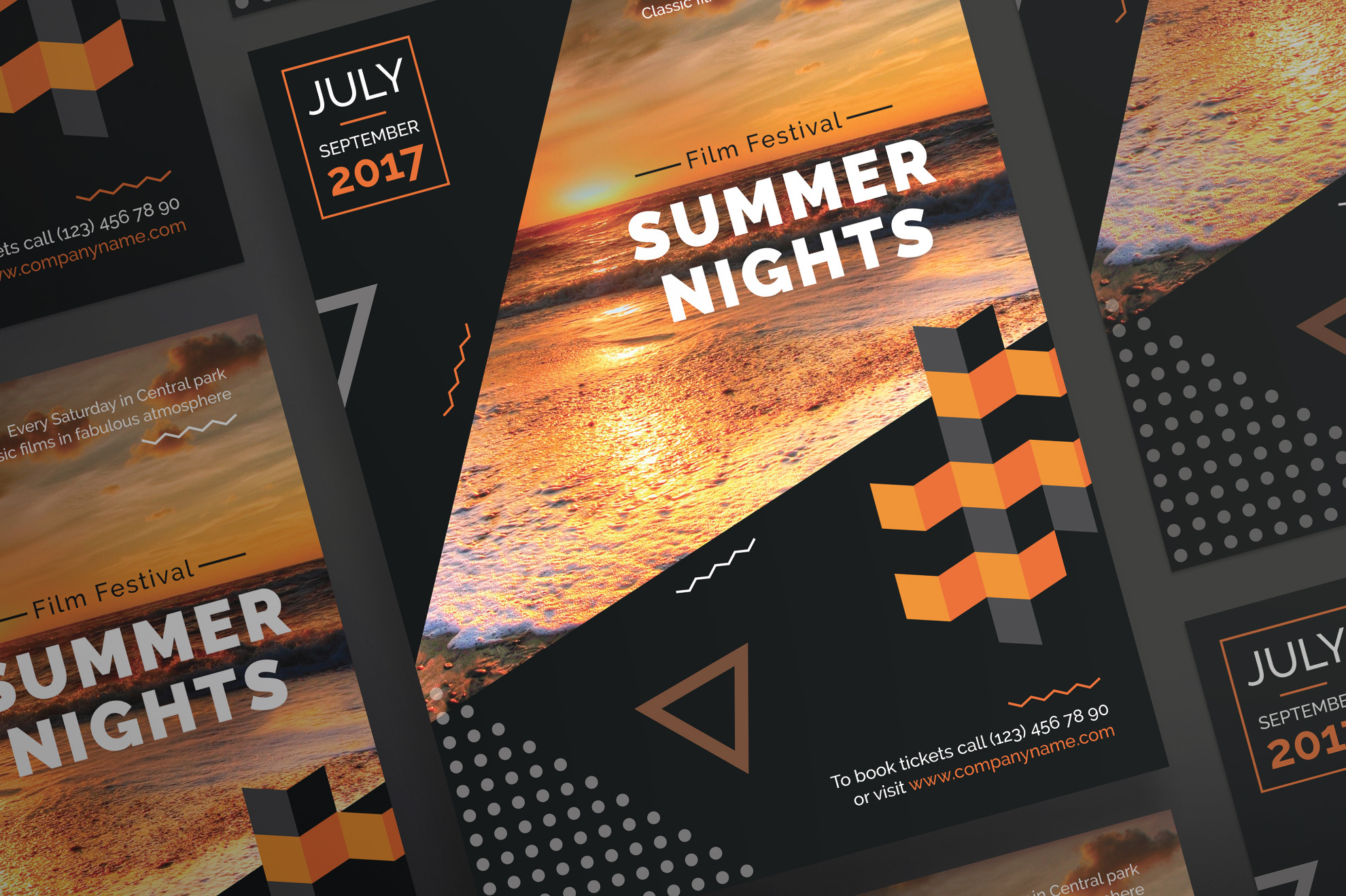 Posters | Summer Nights, a Flyer Template by Amber Graphics