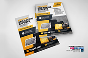 Asphalt Services Promotional Flyer, a Flyer Template by PSDPixel
