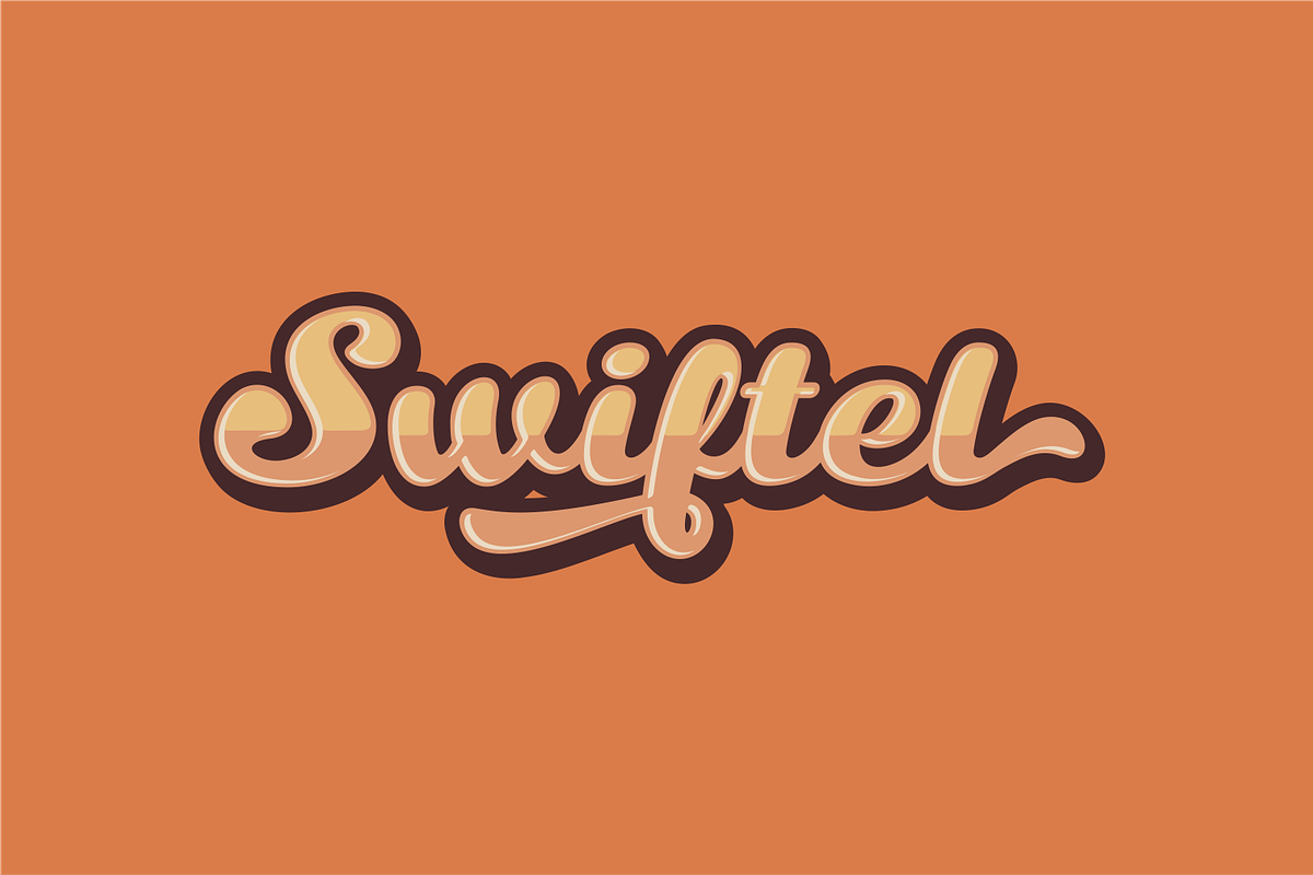 Swiftel Family Layers 50% OFF, a Script Font by seventhimperium