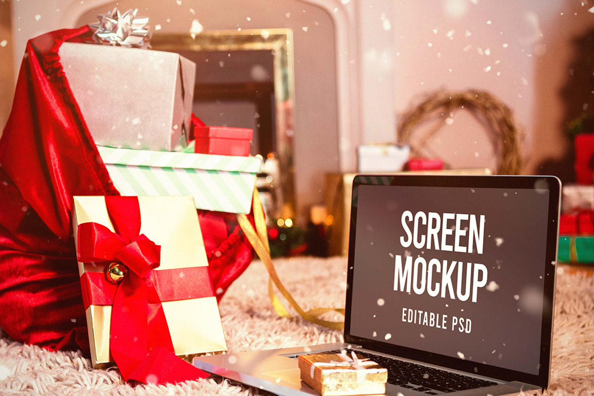 Christmas Device & Letter Mockup Set, an iPad Mockup by wavebreak ...