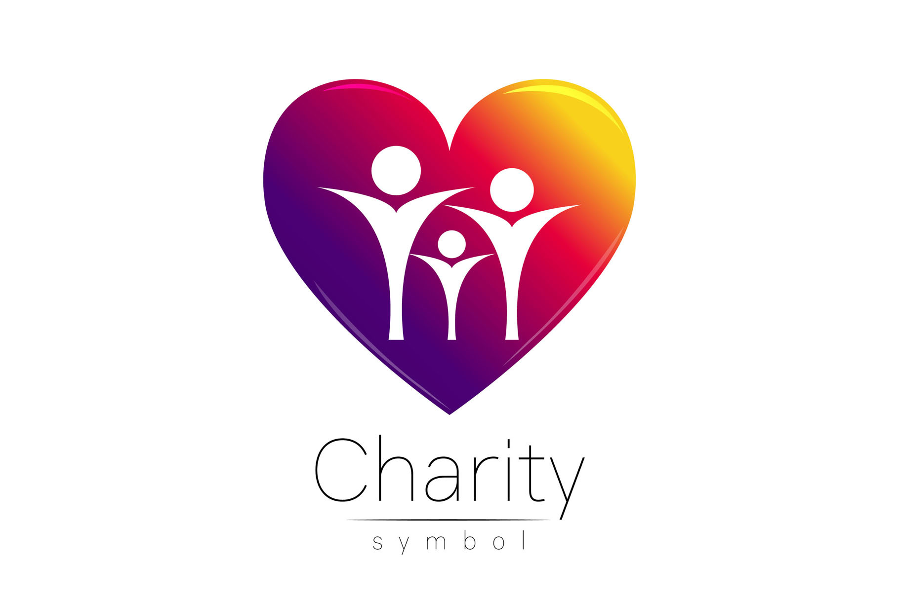 Symbol of Charity. Logo, a Branding & Logo Template by Wittmann