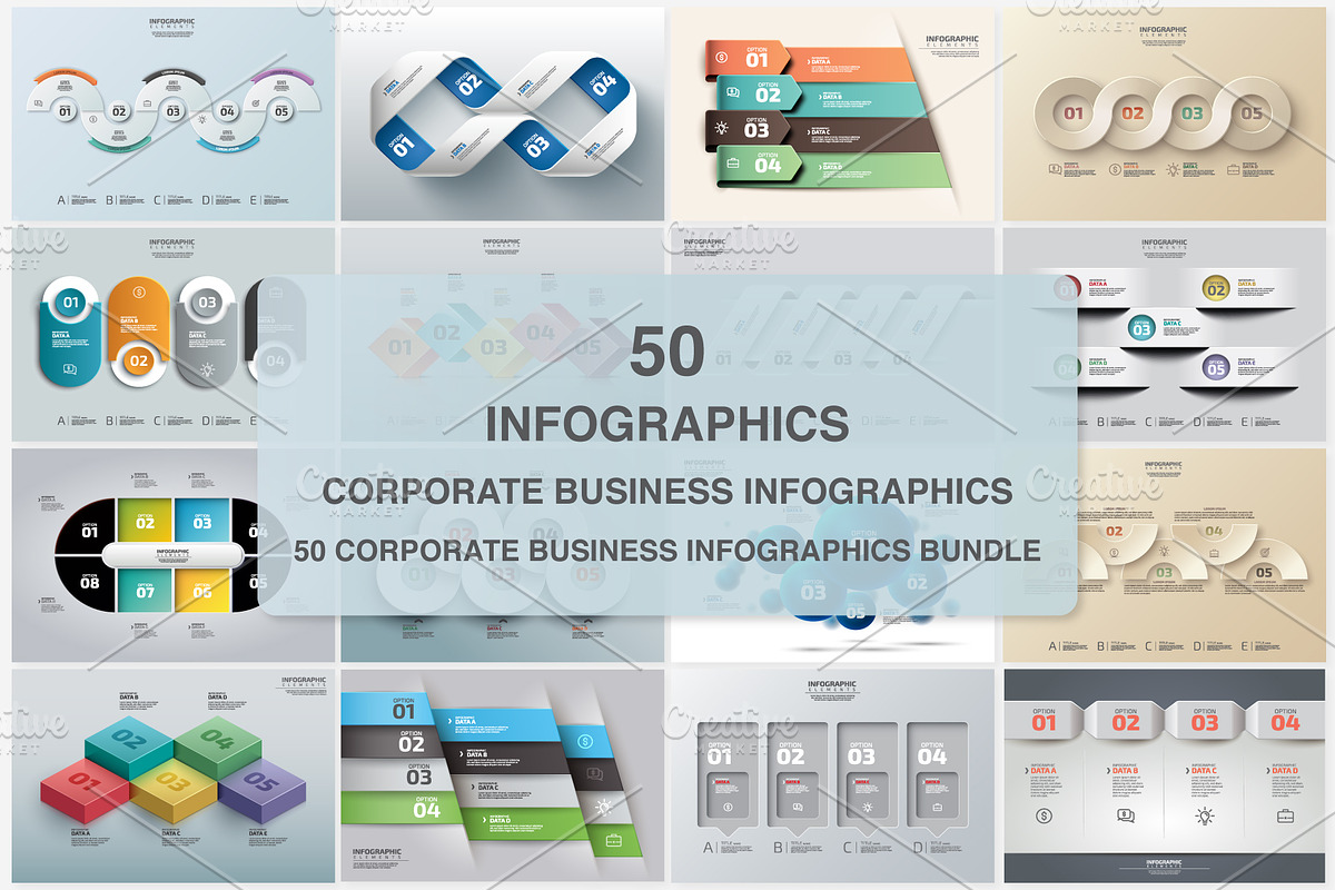 Corporate Business Infographics Bundle