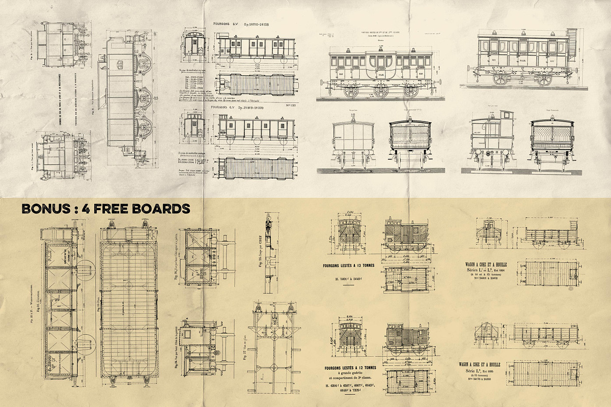 RAIL DESIGNS, 28 BOARDS + 4 FREE
