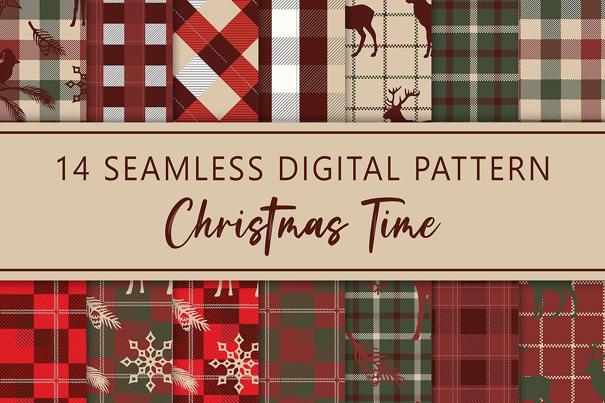 Christmas time pattern, a Pattern Graphic by AdriOP