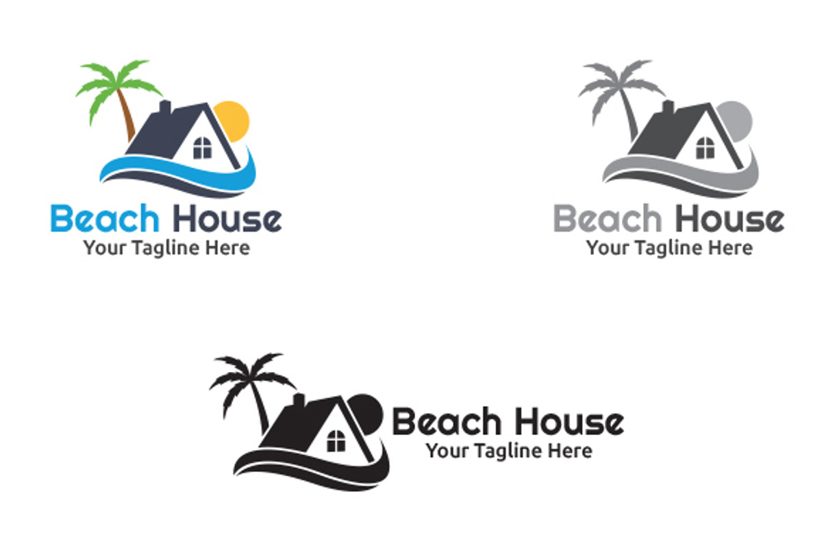 Beach House - Logo Template, a Branding & Logo Template by Martin-Jamez