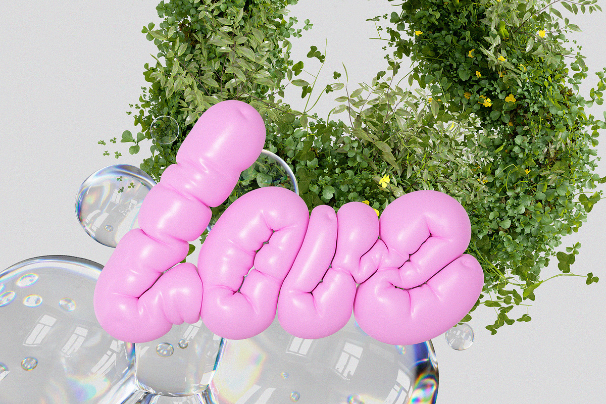 Hello Spring - 3D Lettering Set, a Graphic by LarysaZabrotskaya