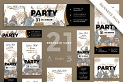 Banners Pack | New Year Party | Templates & Themes ~ Creative Market