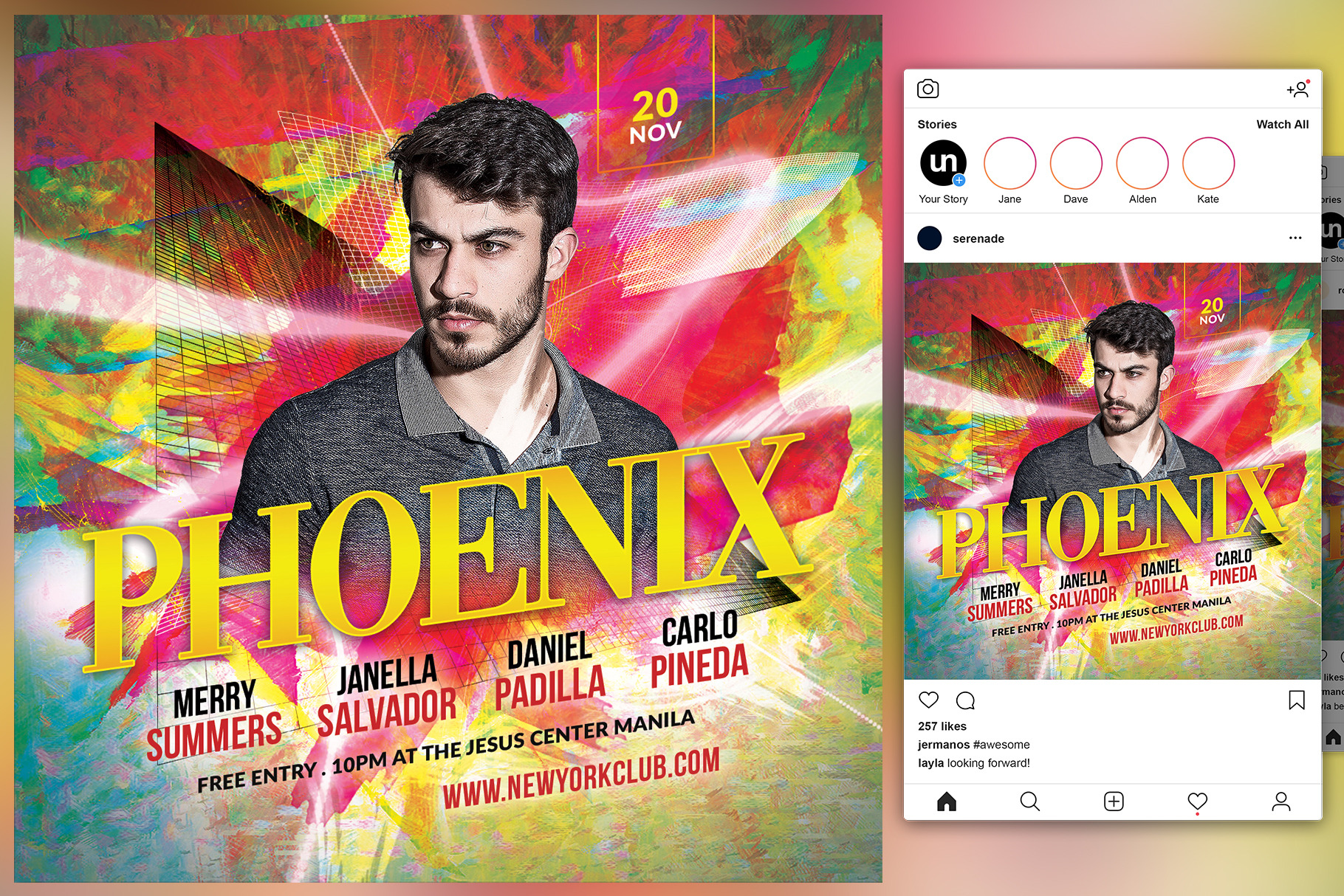 Phoenix Flyer, a Flyer Template by KiraYamato Design Studio