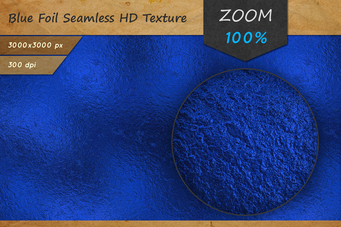 Blue Foil HD Texture, a Texture Graphic by Marabu Textures Store ...