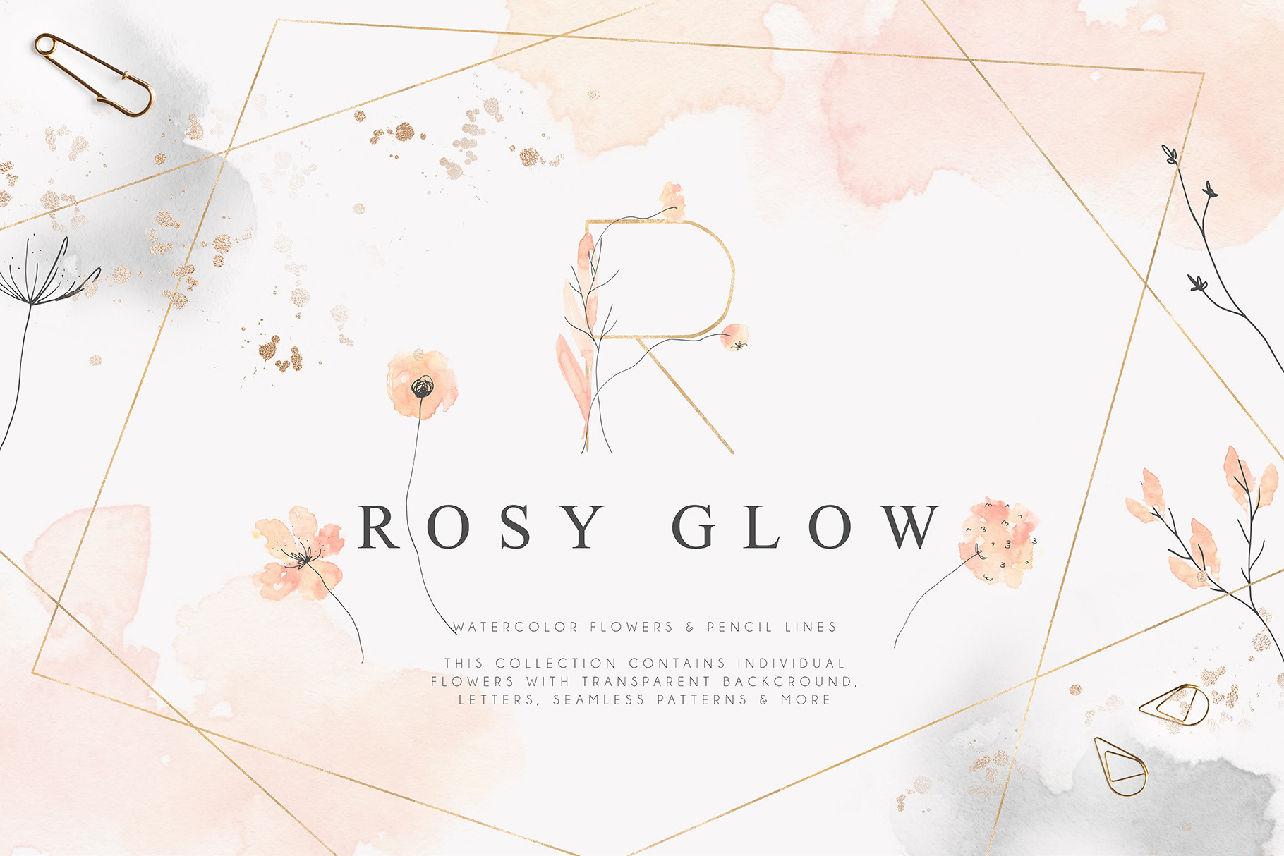 Rosy Glow Collection, a Texture Illustration by Julia Dreams