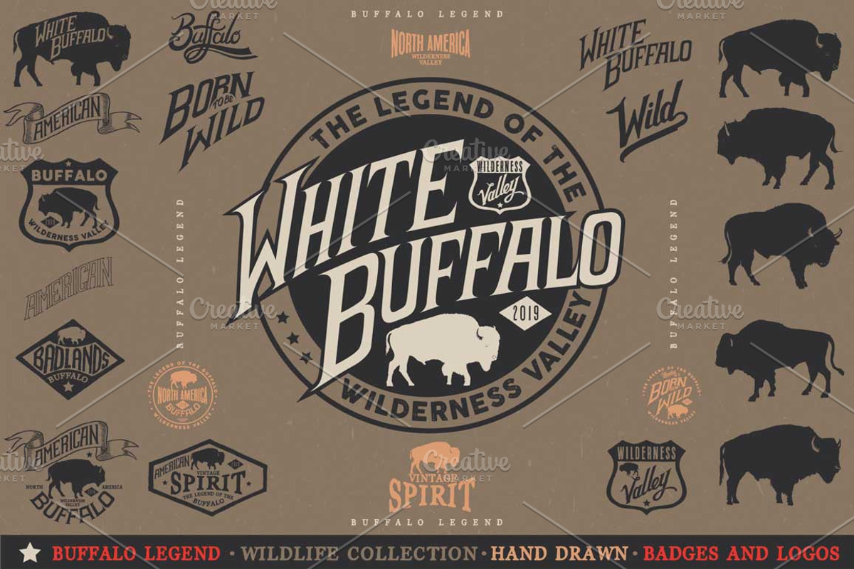 BUFFALO LEGEND, an Animal Illustration by Artistic & Unique | Creative ...