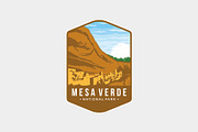 Mesa Verde National Park Emblem Logo, a Branding & Logo Template by ...
