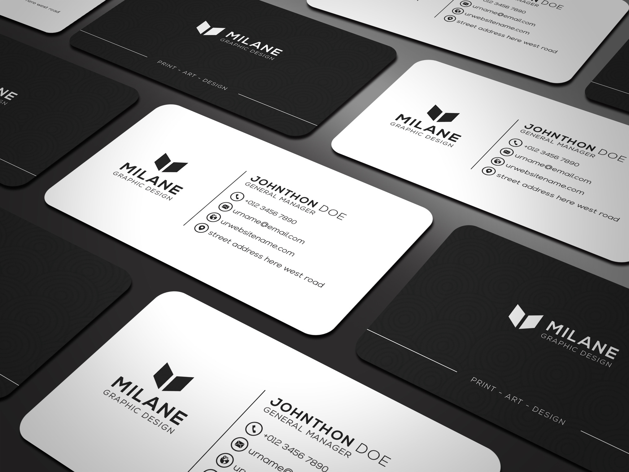Individual Business Card, a Business Card Template by Creative_Arts