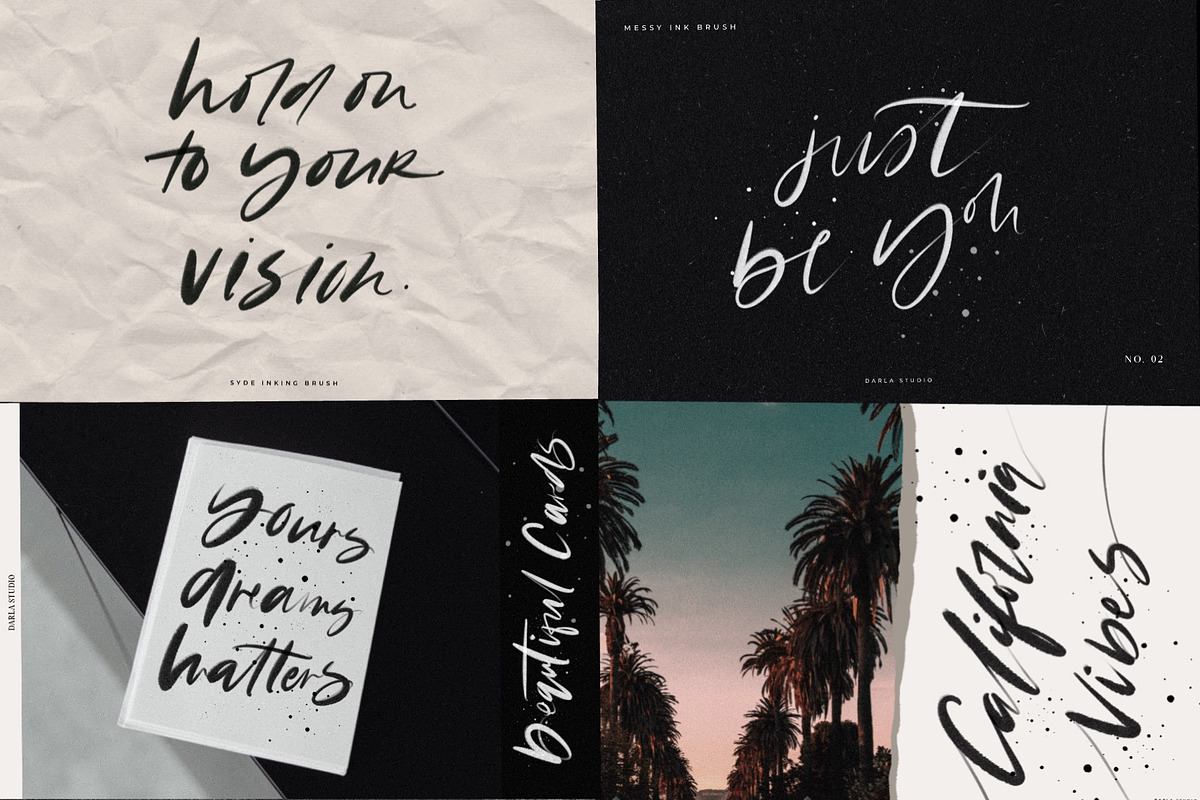 Lettering Brush Bundle Bonus Workbook