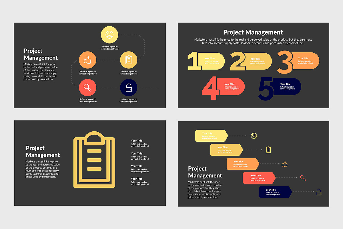 Project Management Diagrams Template, a Presentation Template by slidequest