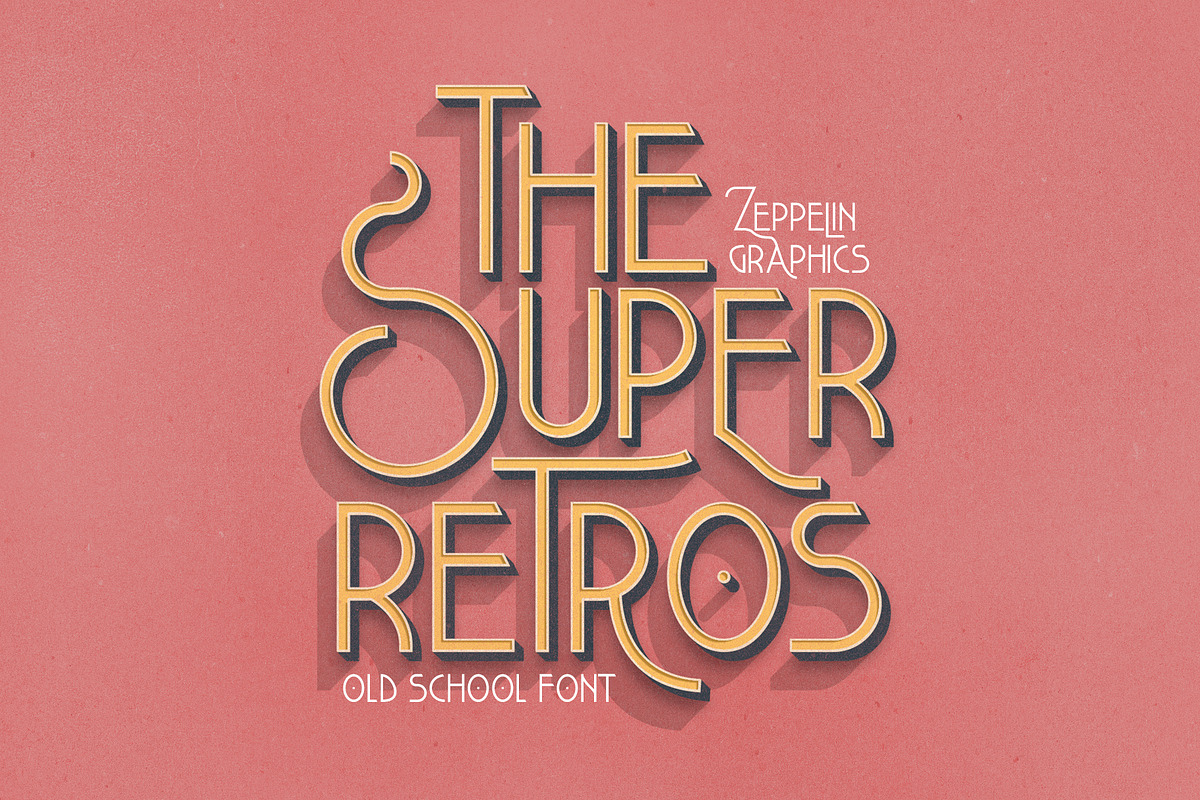 Hotel Royal Vintage Font, a Sans Serif Font by Graphicdome