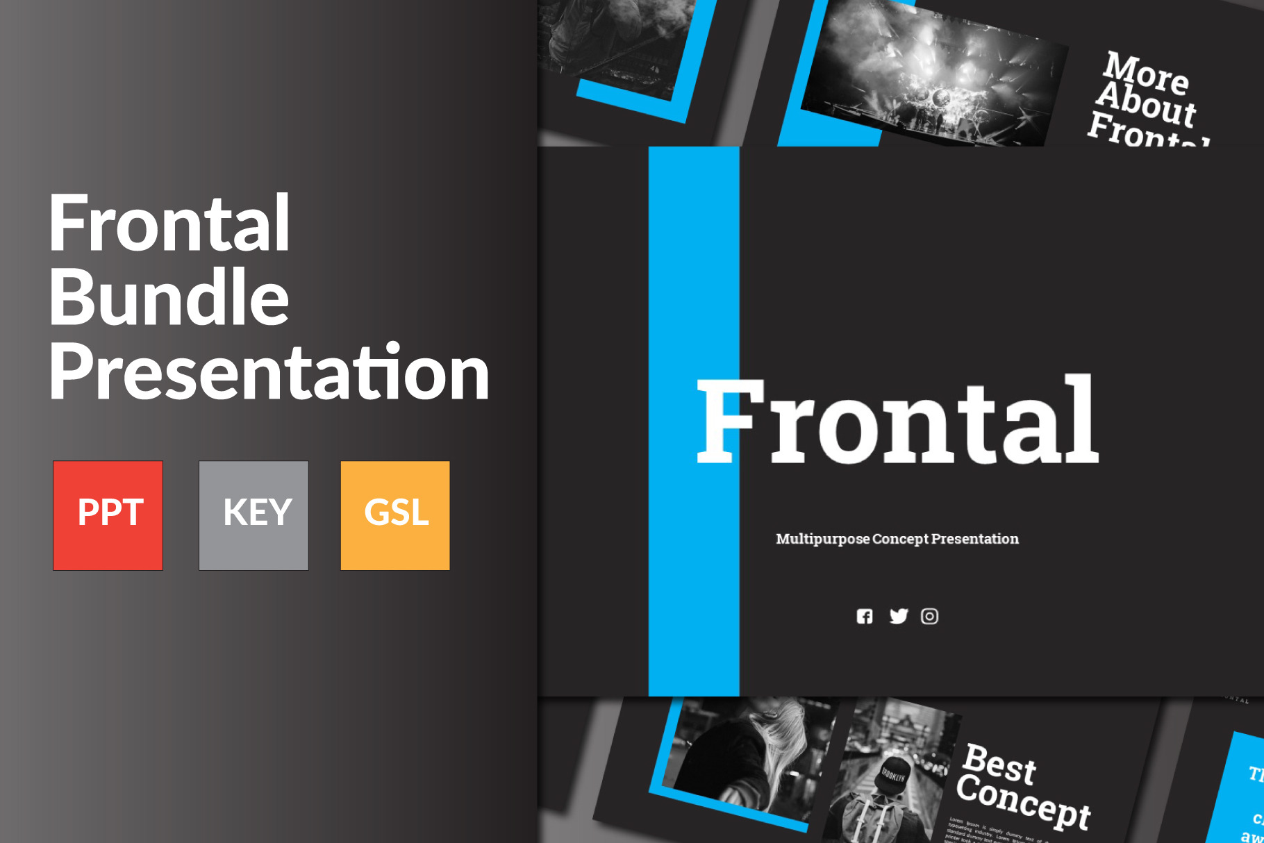 Frontal Presentation Template, a Presentation Template by Yo Slide ...