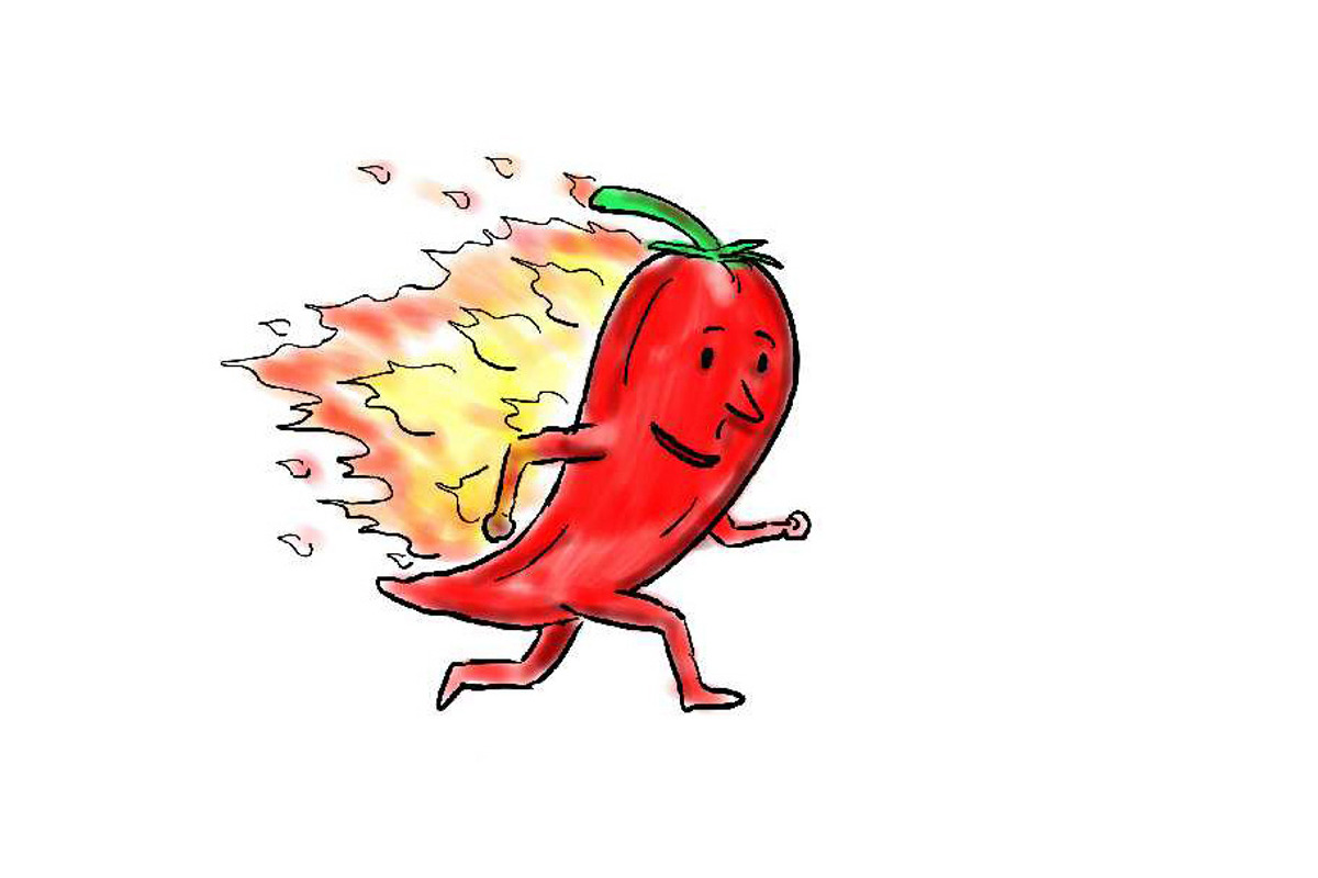 Animation Flaming Red Chili Pepper, a Graphic by patrimonio | Creative ...