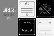 label set | Graphic Objects ~ Creative Market