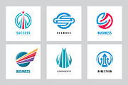 Business Vector Logo Set, a Branding & Logo Template by serkorkin