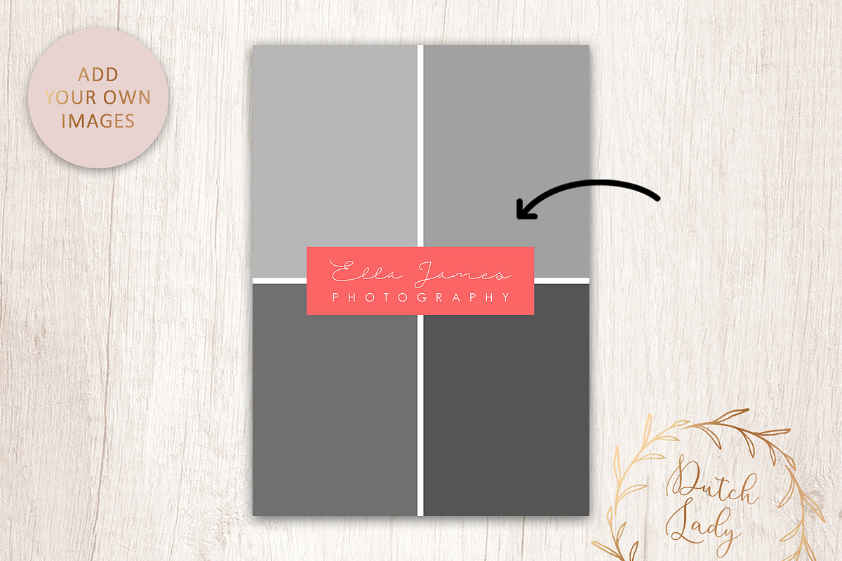 PSD Photo Portfolio Card Template #5, a Card Template by The Dutch Lady ...
