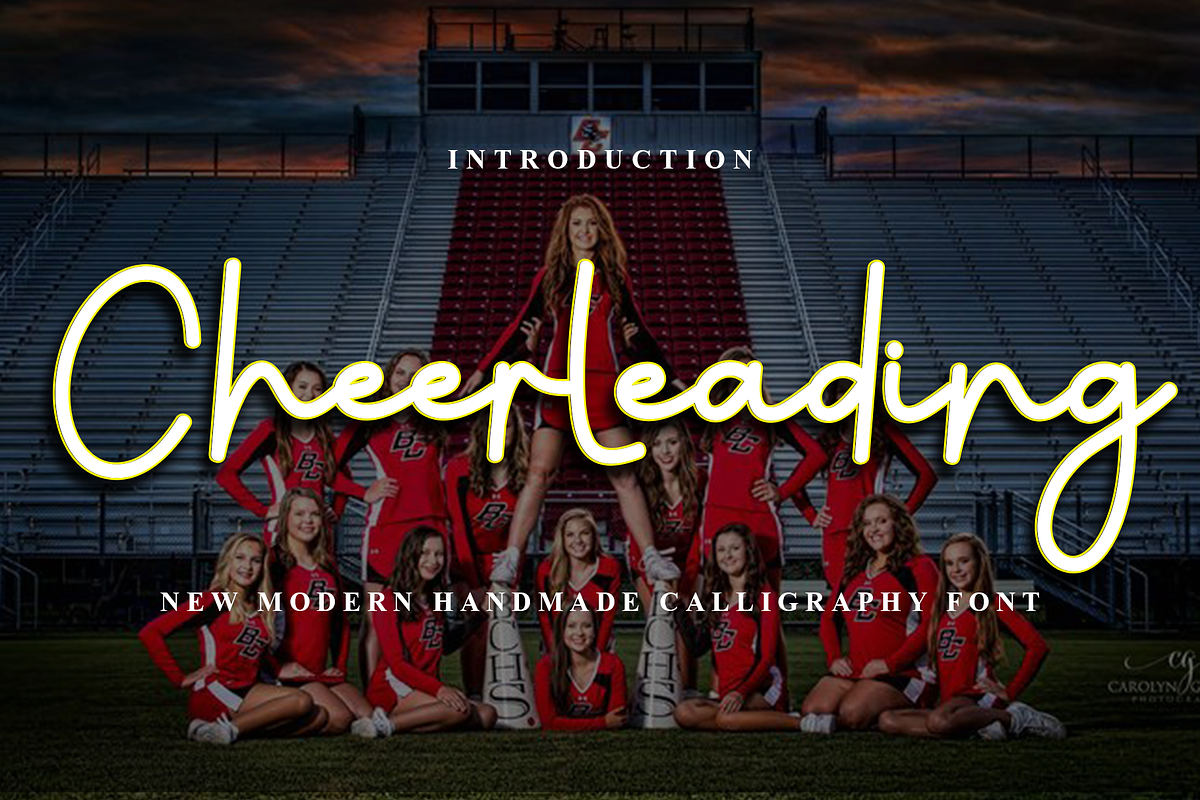 Cheerleading, a Handwritten Font by FreshTypeINK