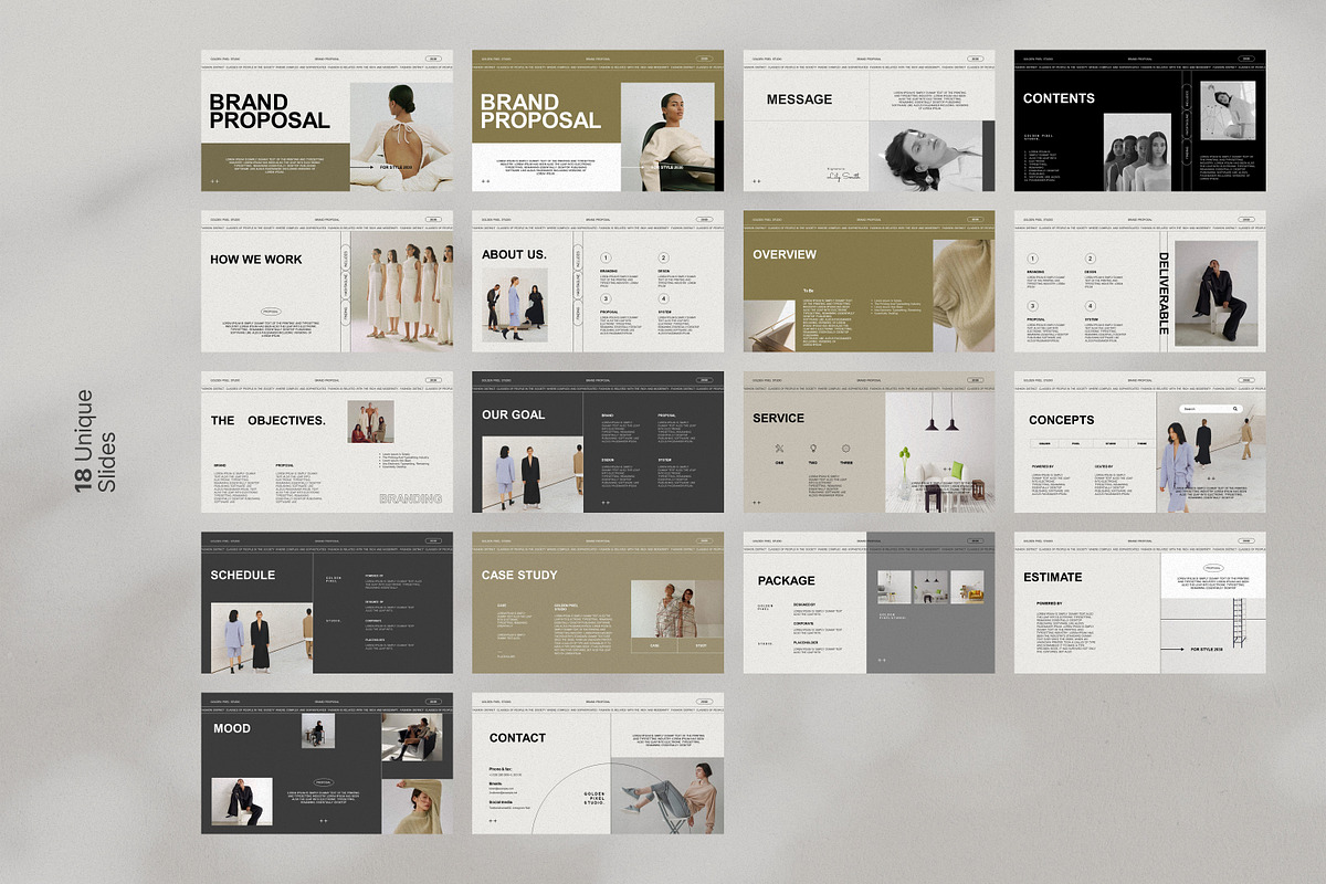 Brand Proposal Presentation Template, a Presentation Template by ...