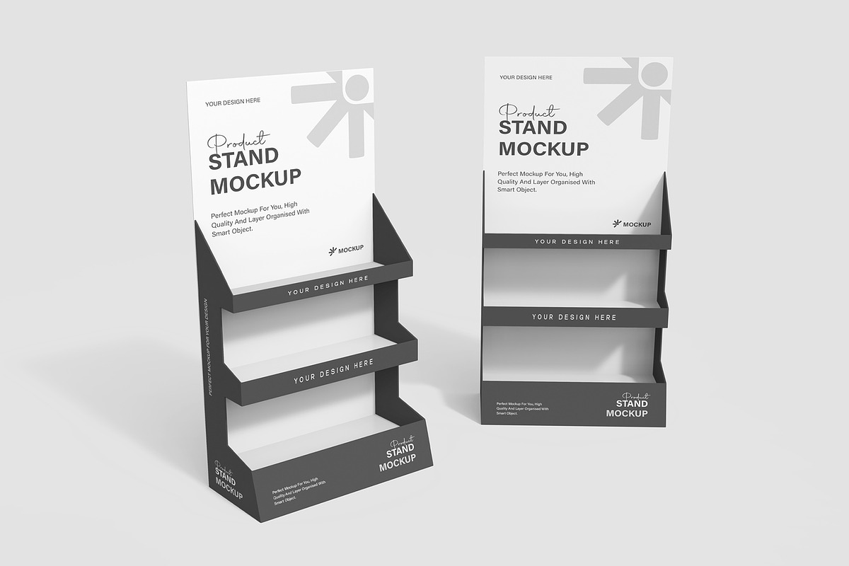 Modern Product Display Stand Mockup