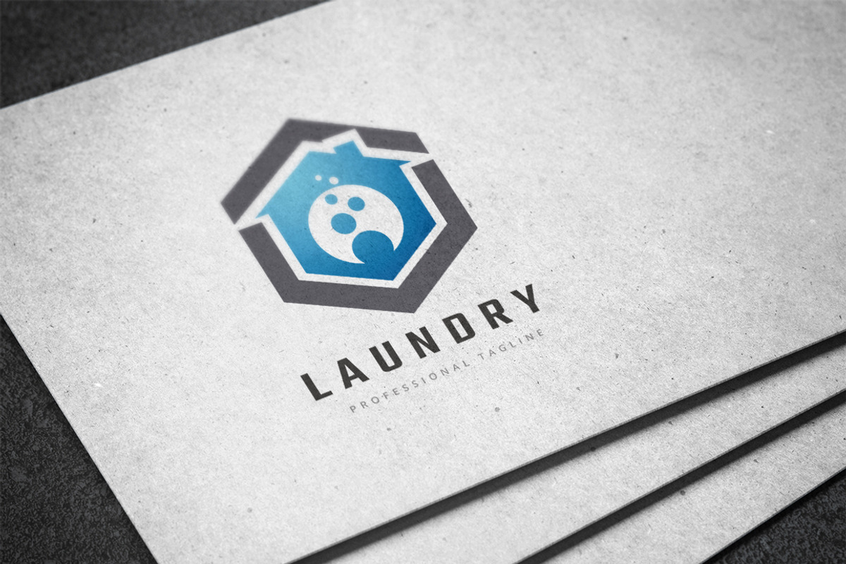 Laundry Logo, a Branding & Logo Template by Design_Planet
