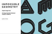 Impossible Geometry Design Kit, an Object Graphic by Pixel Supplies