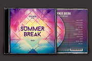 Summer Break CD Cover Artwork, a Templates & Theme by styleWish