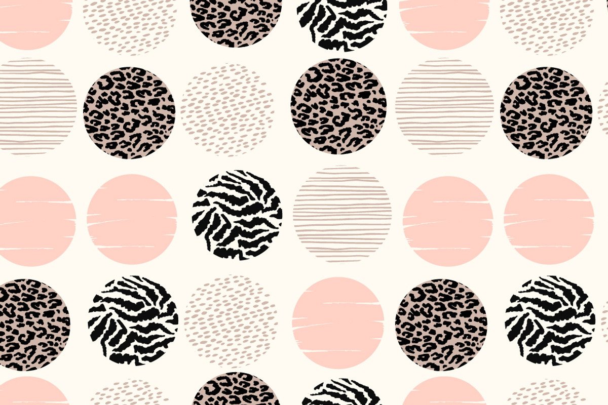 8 abstract geometric animal patterns, a Pattern Graphic by Nadia Grapes
