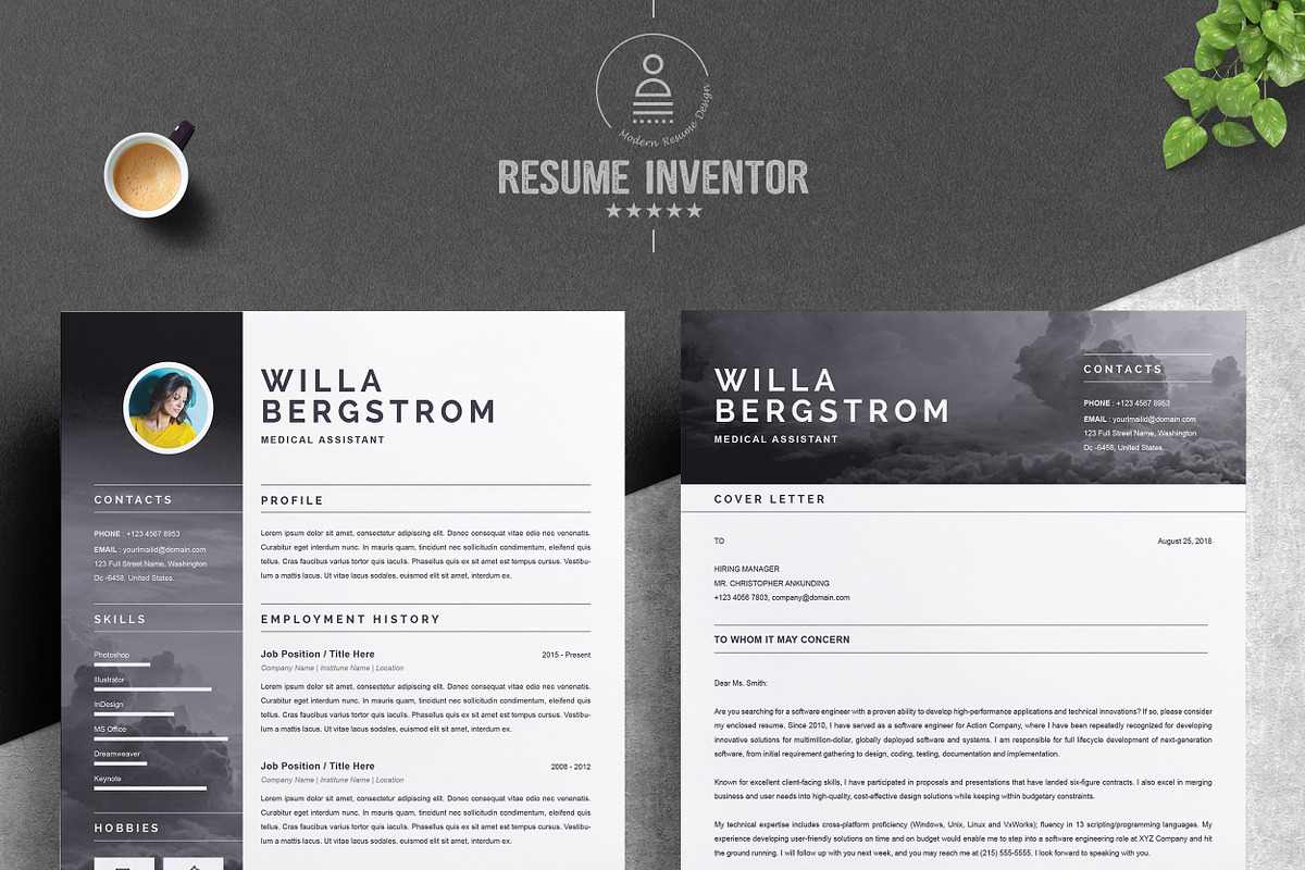 Resume Template for Medical, a Resume Template by ResumeInventor